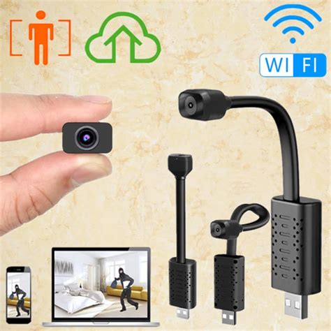 Usb 와이파이 웹캠 미니 카메라 1080p 나이트 비전 모션 감지 지원 128gb 전화 앱 도난 방지 와이파이 카메라 컴퓨터 Usb Aliexpress
