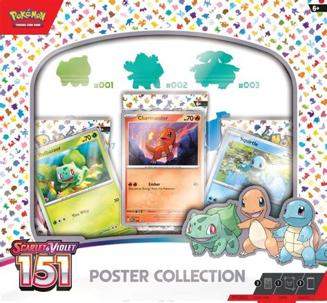 PokÉmon Tcg Scarlet And Violet 151 Poster Collection