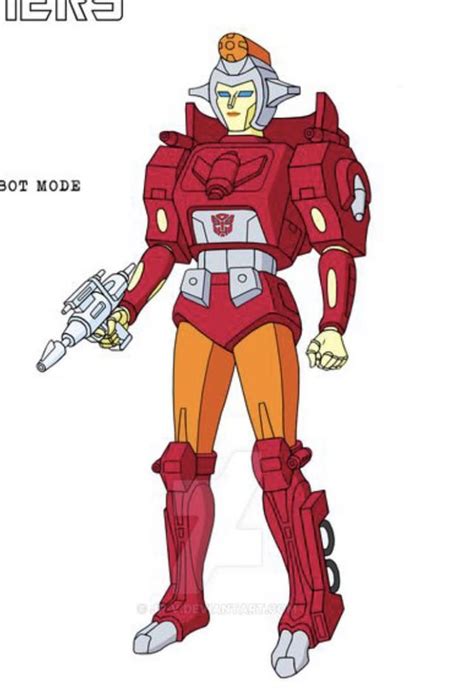 Another One Of My Redesigns Of The G1 Female Autobots This Time Its