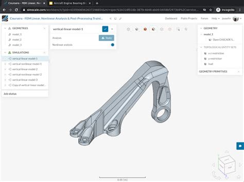 Fem Linear Nonlinear Analysis And Post Processing