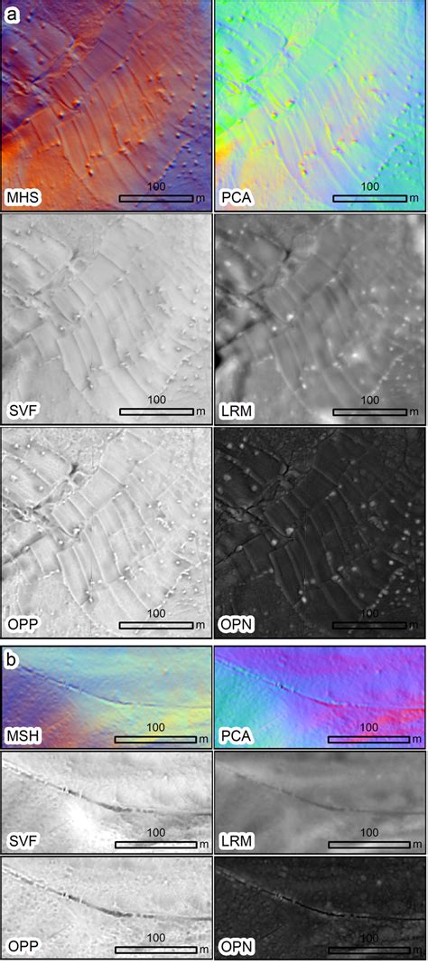 Terrain Forms Visible On Dem Visualisation Techniques Applied In The