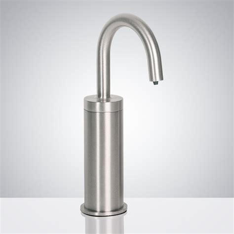 Fontanashowers Atlanta Brushed Chrome Automatic Soap Dispenser Modern