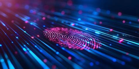 Premium Photo Digital Screen Shows Fingerprint Analysis Interface