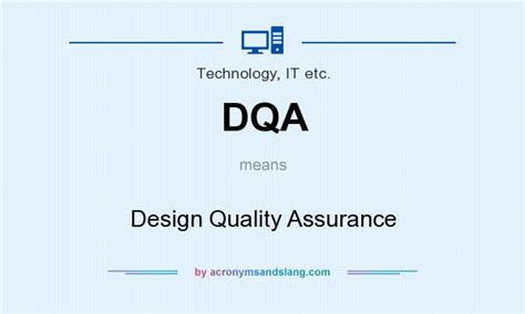 DQA Design Quality Assurance In Technology IT Etc By AcronymsAndSlang Com