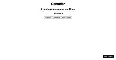 React Exercise Number Counter Codesandbox