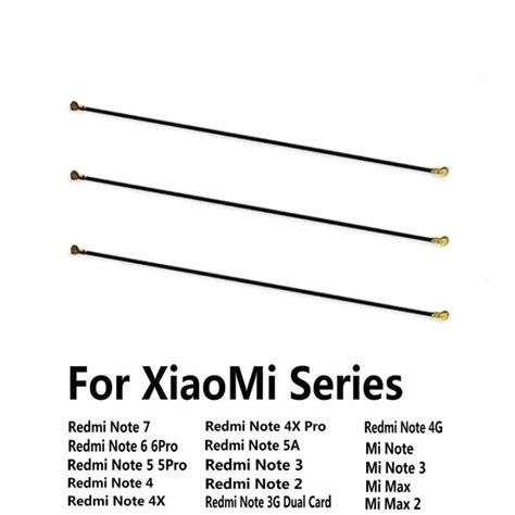 Coaxial Connector Wifi Antenna Signal Flex Cable For Xiaomi Redmi Note A X Pro G