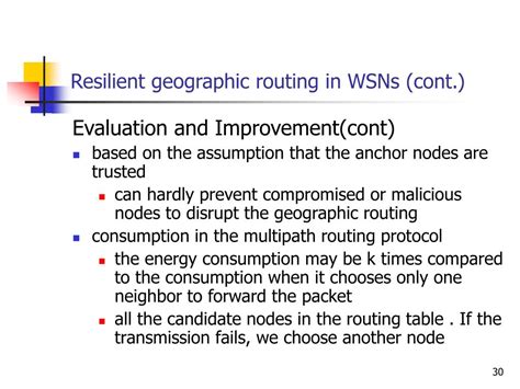 Ppt Secure Routing In Wsns And Vanets Security Improved Geographic