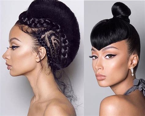 The Shade Room On Instagram Drayamichele X Maneaddicts” Edgy Hair Hair Styles Indian