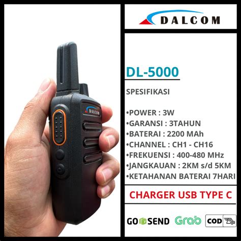 Jual Ht Dalcom Dl 5000 Frekuensi Uhf Shopee Indonesia