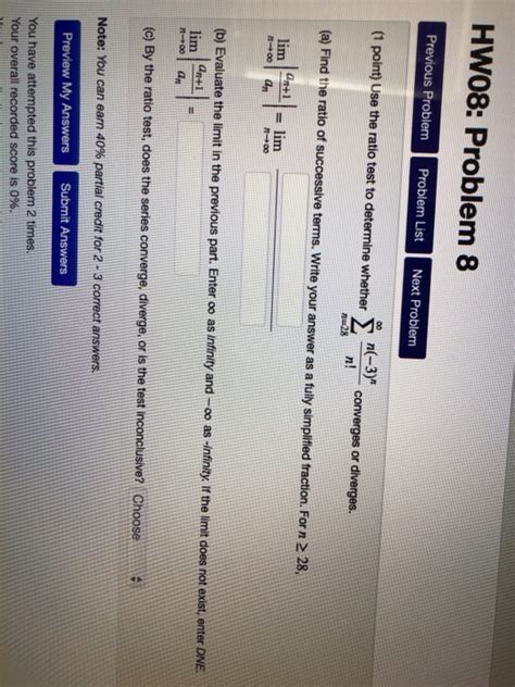 Solved HW Problem Previous Problem Problem List Next Chegg Com
