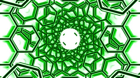 Graphene Atom Nanostructure Animation Design Nanotube In Form Of