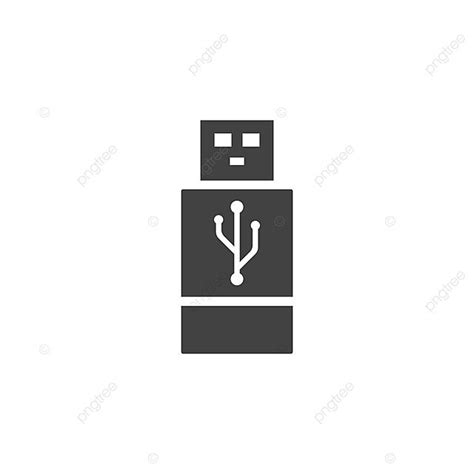 Usb Icon Vector Portable Port Memory Vector Portable Port Memory Png And Vector With