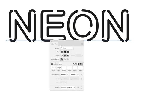 Create Neon Text Effect With Stylism And Adobe Illustrator