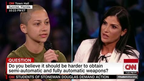 Florida School Shooting Emma Gonzalez Questions Nra Spokesperson Dana