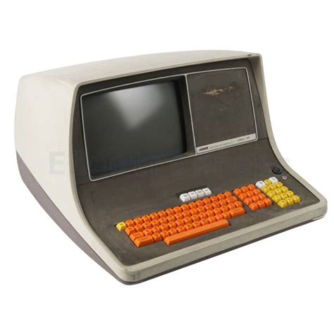 Non Practical Stylish Period Vdu Computer Terminal Adds With Orange