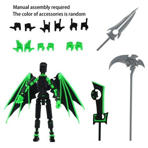 3d Printed Illidan Lucky 13 Articulated Toy Figure Fully Movable And Decompression Artifact Diy