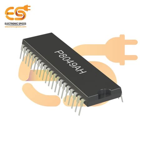 P8049ah 11mhz Microcontroller Ic 8 Bit Mrom 8048 Cpu Cmos 40 Cdip