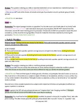 SAT Grammar Identifying The Issues By A Lang Lady TPT