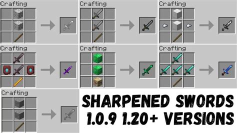 Sharpened Swords Minecraft Mod