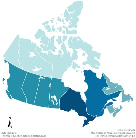 Population Of Canada By Province And Territory Wikipedia