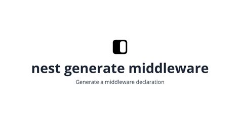 nest generate middleware fig