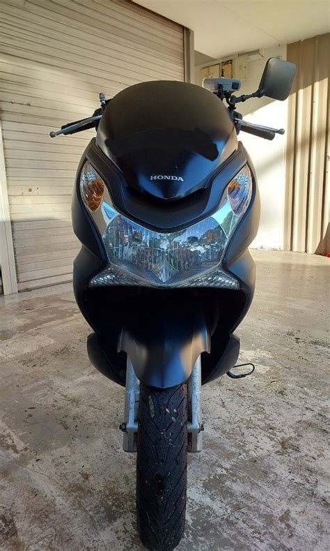 Honda Pcx150 Matt Black Edition Motorcycles Motorcycles For Sale Class 2b On Carousell