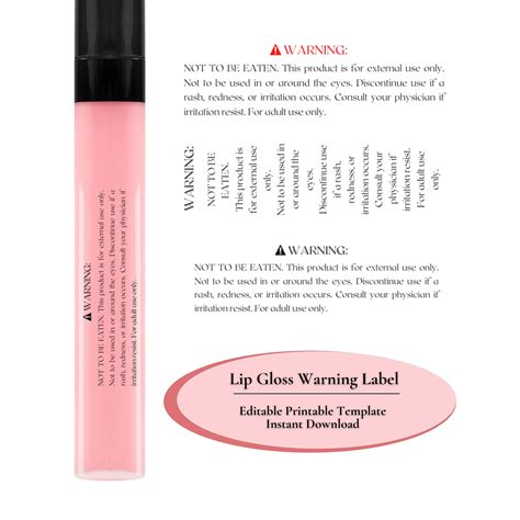 Lip Gloss Label Printer At Scot Street Blog