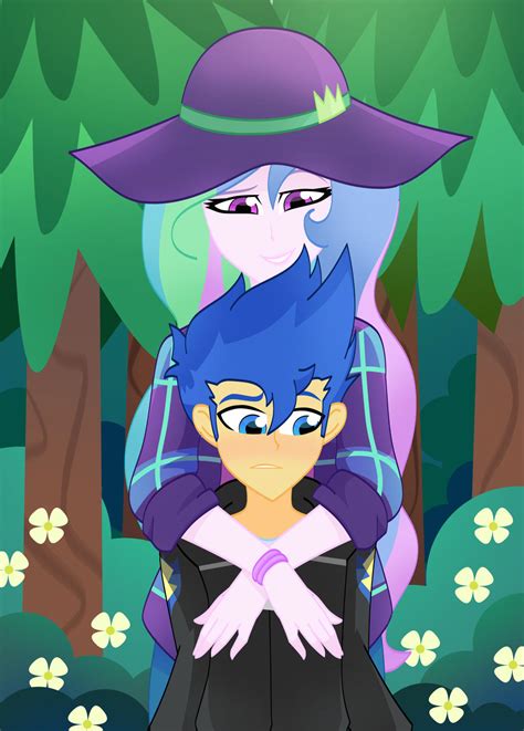 Commission Flash And Celestia V2 By Xan Gelx On Deviantart