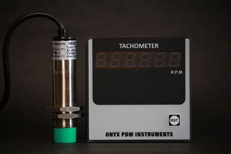 Onyx 1 Rpm Digital Tachometer Panel Mount And Proximity Sensor For Speed
