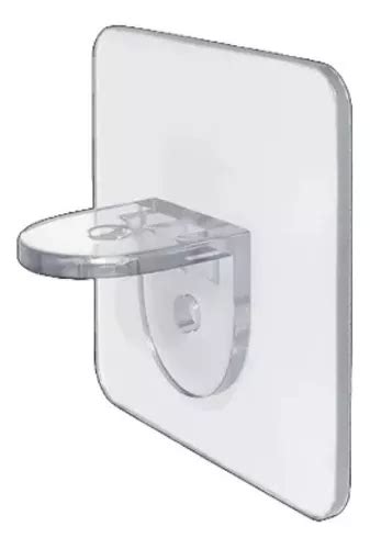 Soporte Adhesivo Para Estantes Y Repisas Pack 4 Pcs Cuotas Sin Interés