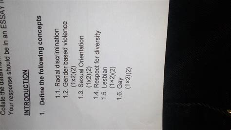 Collate The Datainformation Your Response Should Be In An Essay Format