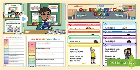 Shanarri Creating A Class Charter First Level Resource Pack