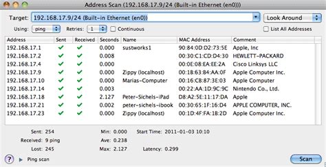 address scan help