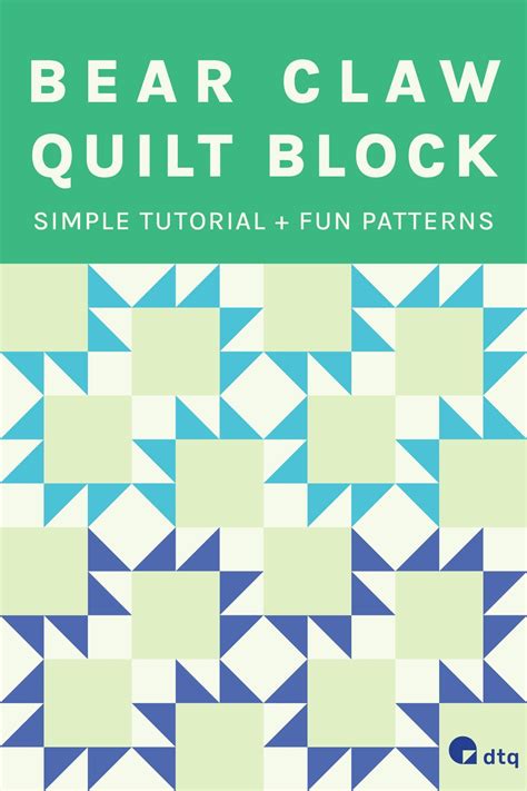 Bear Claw Quilt Block Tutorial Simple Ideas For Bear Claw Quilt Pattern Bear Paw Quilt