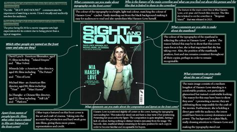 Olivia Obrien Nea Nea Task 9 Research Textual Analysis Of Sight