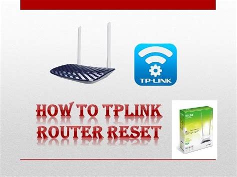 How To Reset Tplink Router TECH ONLINE