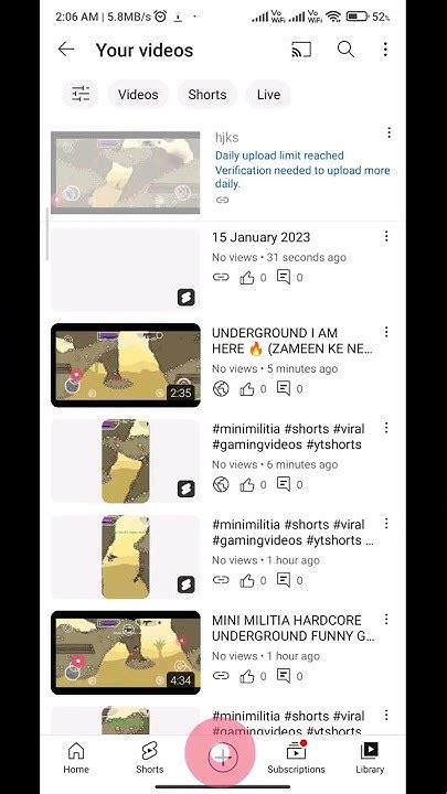 Daily Upload Limit Reached Verification Need To Upload More Dailyshorts Viral Ytshorts