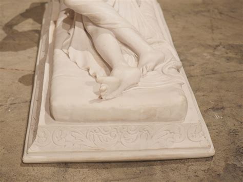 Neoclassical Cast Marble Sculpture Paolina Bonaparte As Venus Victrix