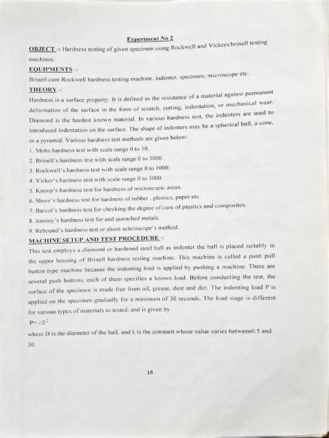 Hardness Test Pdf