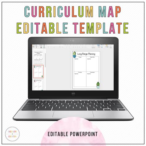 Curriculum Map Template Editable Made By Teachers