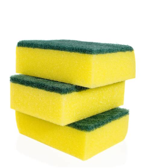 Yellow Sponges Stock Image Image Of Housekeeping Close 1910697