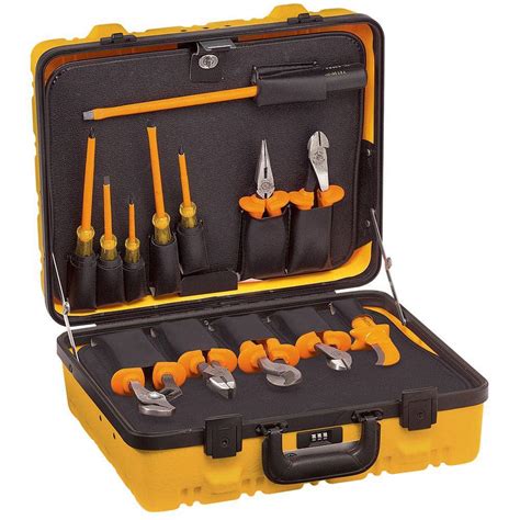 Klein Tools 1000v Insulated Utility Tool Set In Hard Case 13 Piece 33525 The Home Depot