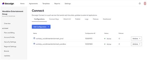 We Are Integrating Docusign With Workday Testing Tenant While We Are