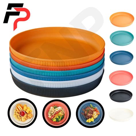 Kitchen Plate 25cm 20cm Tableware Plate Tableware Wheat Straw Dish