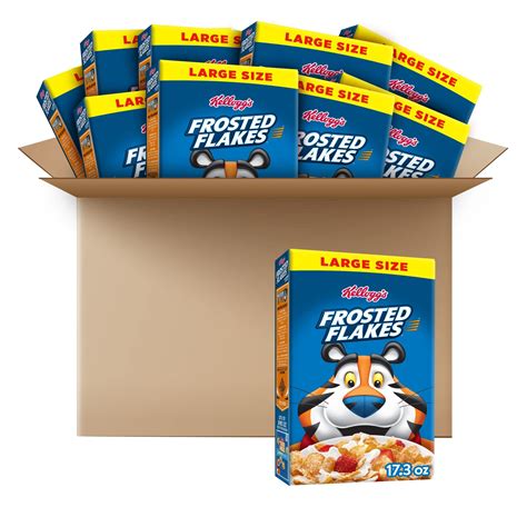 Kelloggs Frosted Flakes Breakfast Cereal 8 Vitamins And