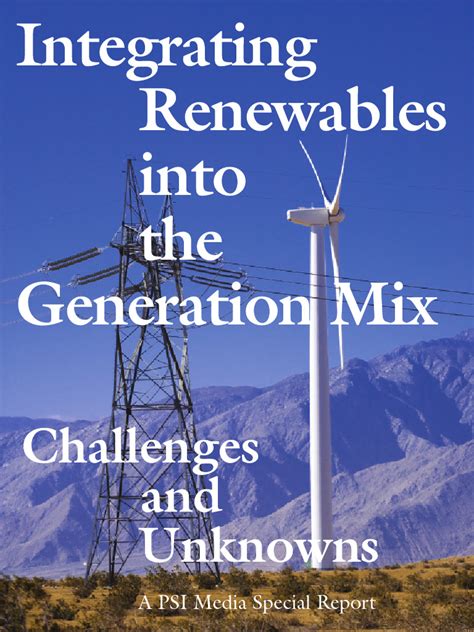 Integrating Renewables Special Report 1 Pdf Renewable Energy Wind Power