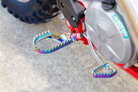 S3 ‘titanium Punk Enduro Footrests Sherco ‘back And Low Trial