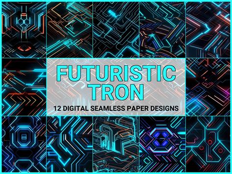 Tron Circuit Pattern