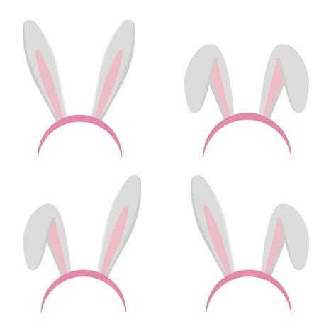 Free Bunny Ears Clipart Template Edit Online And Download